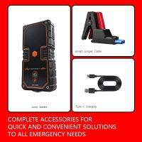 China Rugged 600A Car Jump Starter with 16000mAh Battery & Multi-Function Light for sale