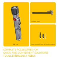 China 6000mAh Portable Air Compressor with 22L / min Fast Inflation & LED Light for sale