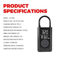 China Dual-Mode 150 PSI Air Compressor & Emergency Jump Starter with Type-C Charging for sale