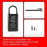 China Dual-Mode 150 PSI Air Compressor & Emergency Jump Starter with Type-C Charging for sale