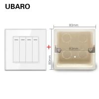 China 10A Brass Lighted Rocker Switch Nickel Plated Terminals Suqare Lighted Toggle Switch for sale