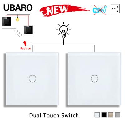 China UBARO EU UK Dual Light Switch for sale