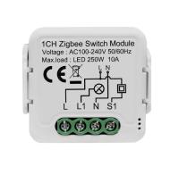 China Zigbee Tuya 1CH Smart Circuit Breaker Switch Compatible With Alexa & Google Assistant Yandex Alice Voice Control Timming Set DIY for sale