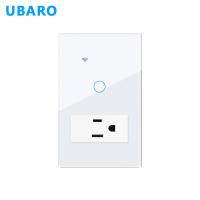 China 118-type TUYA WIFI Smart Switch With American Standard Socket Combination for sale