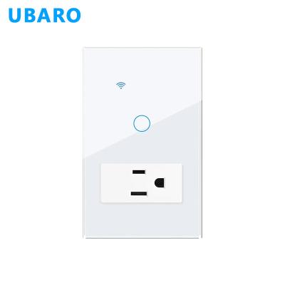 China 118-type TUYA WIFI Smart Switch With American Standard Socket Combination for sale
