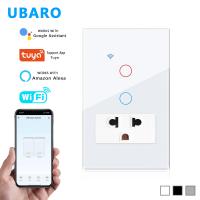 China 118 Type 2 Gang Wifi smart Switch and Tailand/Vietnam Socket with App Remote Control for sale