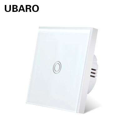 China Touch Light Switch with No Neutral Wire Required 300W Maximum Load and LED Indicator Red On Blue Off for sale