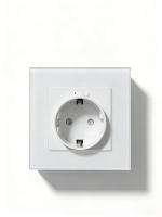 China CE Certified Electrical Switch Socket with Wi-Fi IEEE 802.11 B/g/n 2.4GHz ABS+PC Shell Material and EU Socket Switch Standard for sale