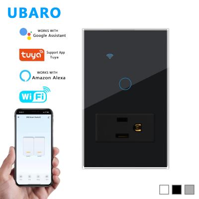 China Smart Switch and Socket with 2.4GHz WiFi, Phosphor Bronze Conductor, and US Standard Compliance for Reliable Power Outlet and Switch Performance for sale