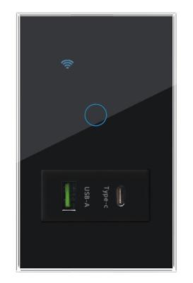 China AC100-240V Smart Switch and Socket with WiFi and Zigbee Connectivity and 83.5mm Mounting Hole Distance for sale