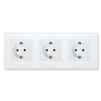 China UBARO Electrical Switch and Socket with 3500W Rated Power, 10A/16A Current, and Phosphor Bronze Conductor for Reliable Performance for sale