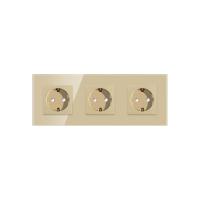China Wall Switch and Socket with Round Mounting Box for Europe & Russia 3500W Rated Power and Phosphor Bronze Conductor for sale