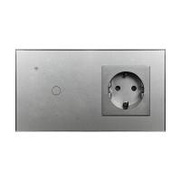 China 10A Rated Current Smart Switch and Socket with PC Plastic Housing and Voice Control for Harsh Environments for sale