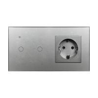 China Smart Switch and Socket with 10A Rated Current, Black PC Plastic Housing, and Compact 157x86x35mm Size for Home and Office for sale
