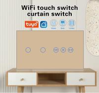 China Smart Curtain and Lighting Can Voice Control  Smart Home Switch with 2.4GHz Wi-Fi and 500W/1800W Rated Power for sale