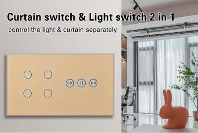 China UBARO 4-Gang WiFi switch Smart Home Switch with Voice Control Timer Function and Seamless Connectivity for Smart Living for sale