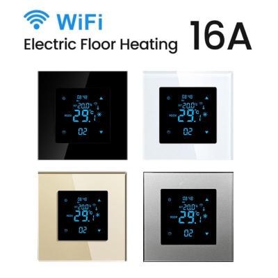 China Smart Thermostat with LED Negative Display Screen and Input Voltage AC95-240V for 5°C To 50°C Environments for sale