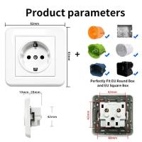 China 16A Output Current Electrical Wall Socket with 82 Types EU Sockets and IP21 Waterproof for Commercial and Residential Use for sale