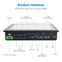 China Wall Mount Industrial Touch Panel PC 12'' 15'' 17'' Screen Monitor for sale