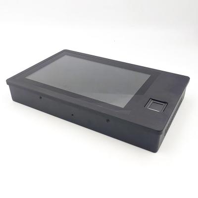 China Slim 10.1 Inch Android Touch Panel PC Black Front Panel Mount IP65 CE/FCC/RoHS EMMC 32G for sale