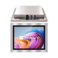 China Silver Industrial Touch Screen Monitor With 1280*1024 Resolution Standard VESA Holes VGA\\DVI\\USB for sale