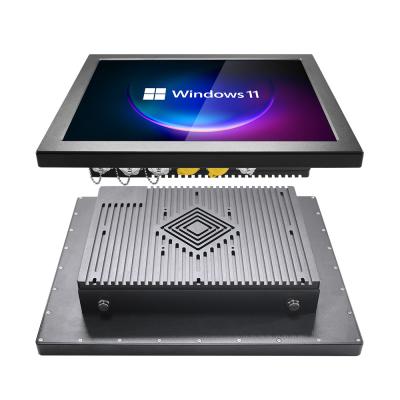 China 1280*1024 Industrial Touch Panel PC with 350 Nits Brightness RS232/USB/LAN/VGA Interface for sale