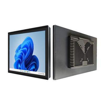 China 350 Nits Brightness Industrial Capacitive Touch Panel PC with 32GB/64GB/128GB/256GB SSD Storage for sale