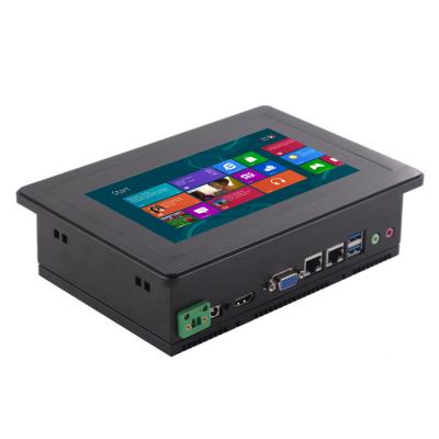 China 7 Inch Industrial Panel PC with Touch Screen USB/RJ45/COM/VGA/HD MI/DC12V Interface for sale