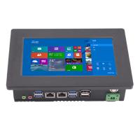 China Rugged Fanless Panel PC With Capacitive Touchscreen 4GB RAM Windows 10/11 And 8-36V Wide Voltage for sale