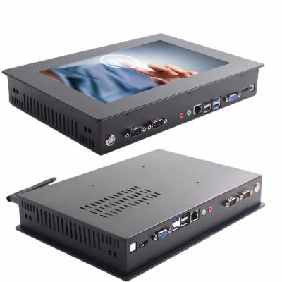 China 10.1 Inch Industrial Embedded Touch Panel PC with 12-36V Input Voltage and 32G-256G SSD Storage for sale