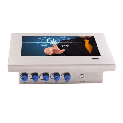 China Waterproof Stainless Steel Panel PC With Capacitive/Resistive Touchscreen For Windows 7/10 for sale