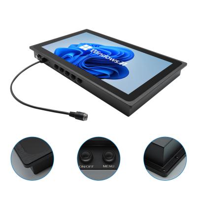 China Industrial Application Waterproof LCD Monitor with Black Stainless Steel 1920*1080 Resolution for sale