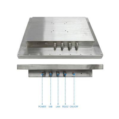 China Stainless Steel Panel PC 1280*1024 Resolution Optional WIFI and 2G/4G/8G/16G Memory for Industrial Applications for sale