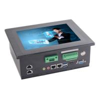 China 2mm tempered glass RS232 Industrial Lcd Panel Pc With GPIO for sale