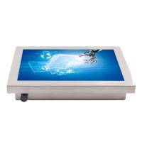 China 1.5mm SS Waterproof Panel PC , 1000nits Fanless Industrial Computer for sale