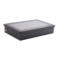 China vandalproof glass Intel J1900 Linux Touch Panel PC for sale