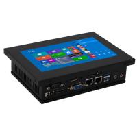China X86 Linux Panel Pc , Fanless Panel Computer Heat Sink Passive Cooling for sale