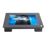 China Front Bezel 3MM Industrial Panel Mount Monitor 1xUSB for sale
