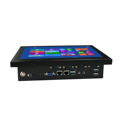 China 2xRj45 All In One Industrial , 4xRS232 10 Panel Pc Metal Case for sale