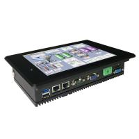 China Dual Rj45 8 inch 18W 350nits Rugged Touch Panel Pc DC 24V for sale
