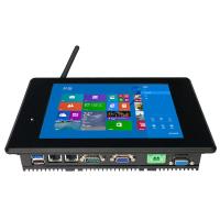 China Dual Rj45 8 inch 18W 350nits Rugged Touch Panel Pc DC 24V for sale