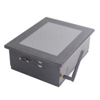 China 4xRJ45 8'' I3 Wall Mount Industrial Computer PCAP Touch Windows 10 for sale