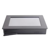 China 10'' Linux Touch Panel PC Front IP65 Outdoor AIO HMI For Kiosk for sale