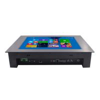 China 10 Msec Embedded Touch Panel PC Aluminum Bezel 24V 300cd/M2 for sale
