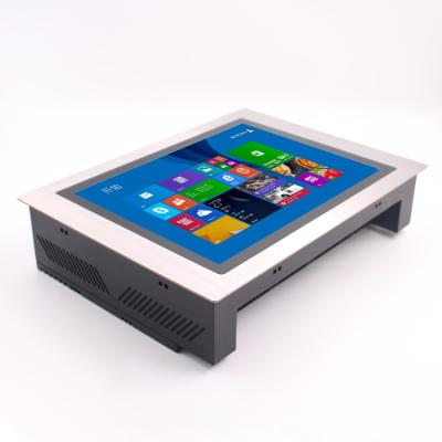 China 1024×768 Embedded Rugged Panel PC 300cd/m2 Aluminum Bezel PCAP for sale