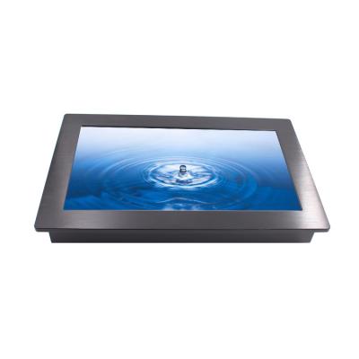 China Full IP65 PCAP Embedded Touch Pc RJ45 RS232 Waterproof 10 points Capacitive for sale