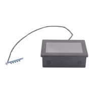 China 9-36v DVI VGA Industrial Panel Mount Monitor For Car Resistive Touch screen for sale