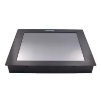China 19 Inch Front IP65 Panel Mount Industrial Monitor With Resistive Touch for sale