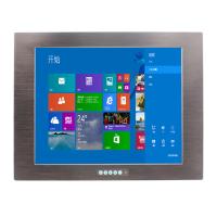 China RS232 Port Touch Screen Industrial Monitor 24V Car Power DVI VGA HDMI Signal for sale