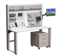 China Modular Structure Electrical Laboratory Equipment 100kg Weight For PLC And Frequency Converter Training for sale